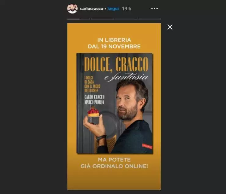 Carlo Cracco uue kokandustunni retseptitrükk