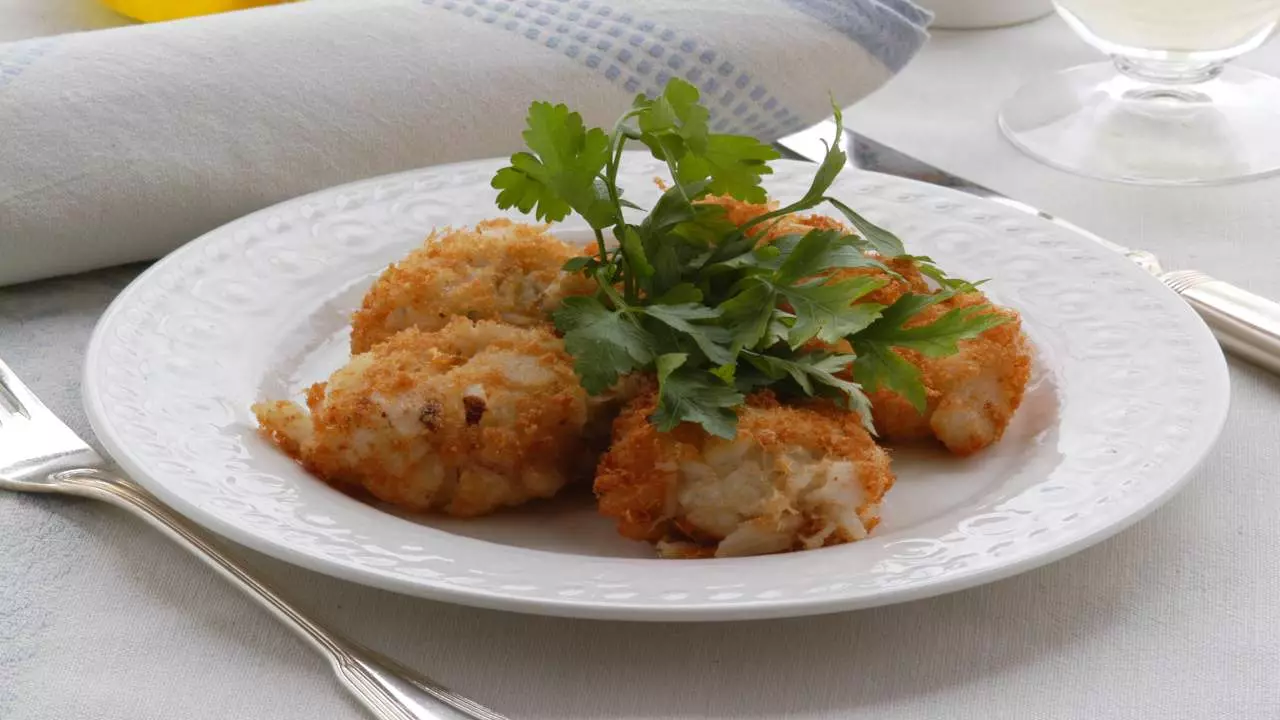 Rissole de bacalhau seco