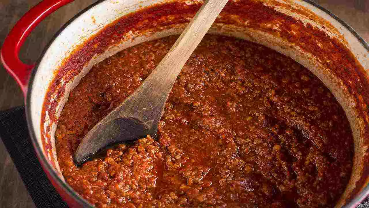 Christmas ragout preparation