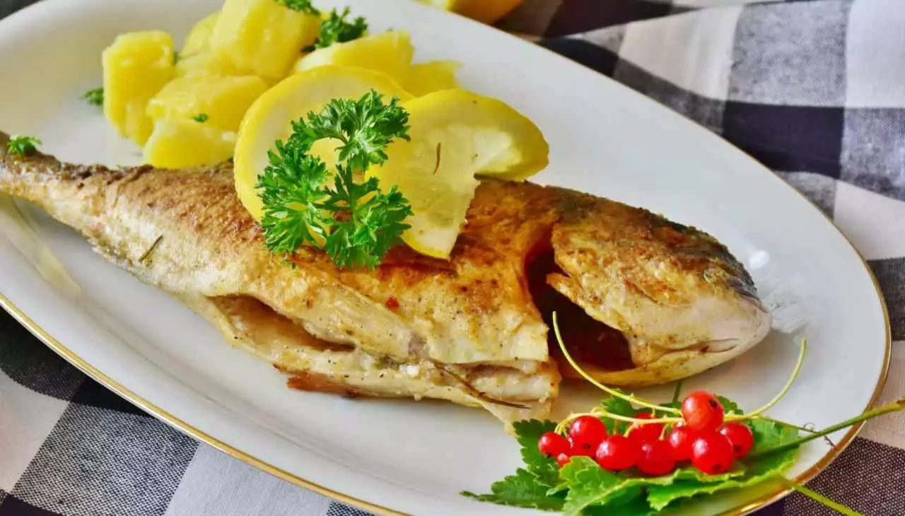 Baked sea bream recipe