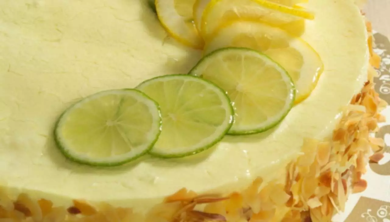 Citronkaka med lime - recepttryck