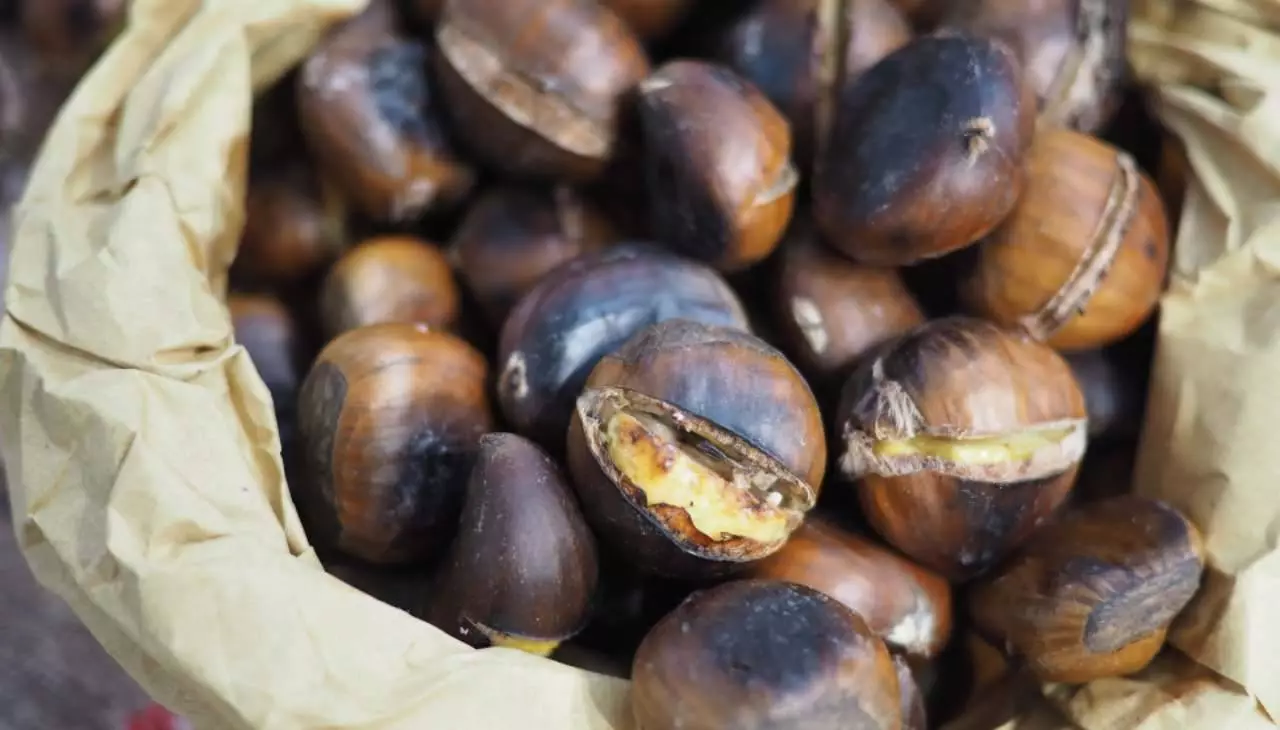 Herfstfruit gebakken in de oven