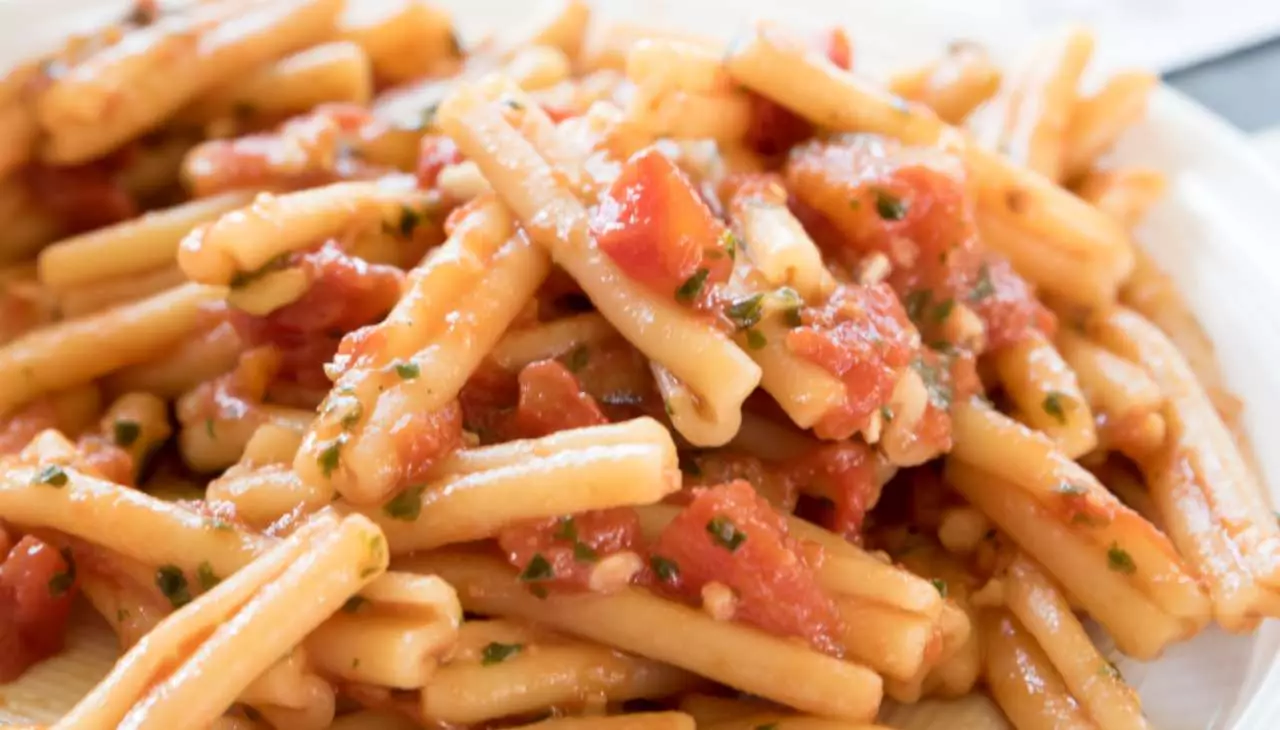 Pasta með pesto alla trapanese uppskrift