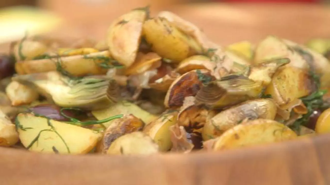 artichokes آلو garlic recipe PHOTO recipe print