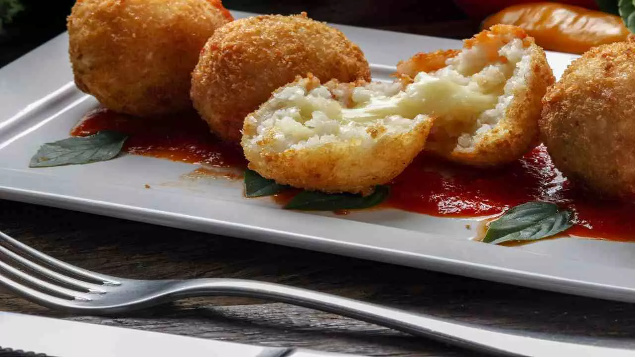 receta de croquetas de arroz frito