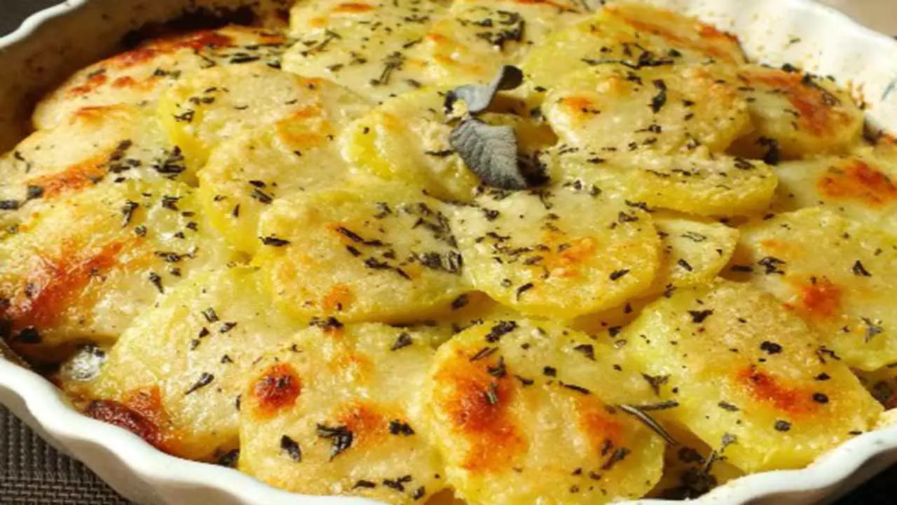 parmigiana potatoes recipe PHOTO रेसिपी प्रिंट