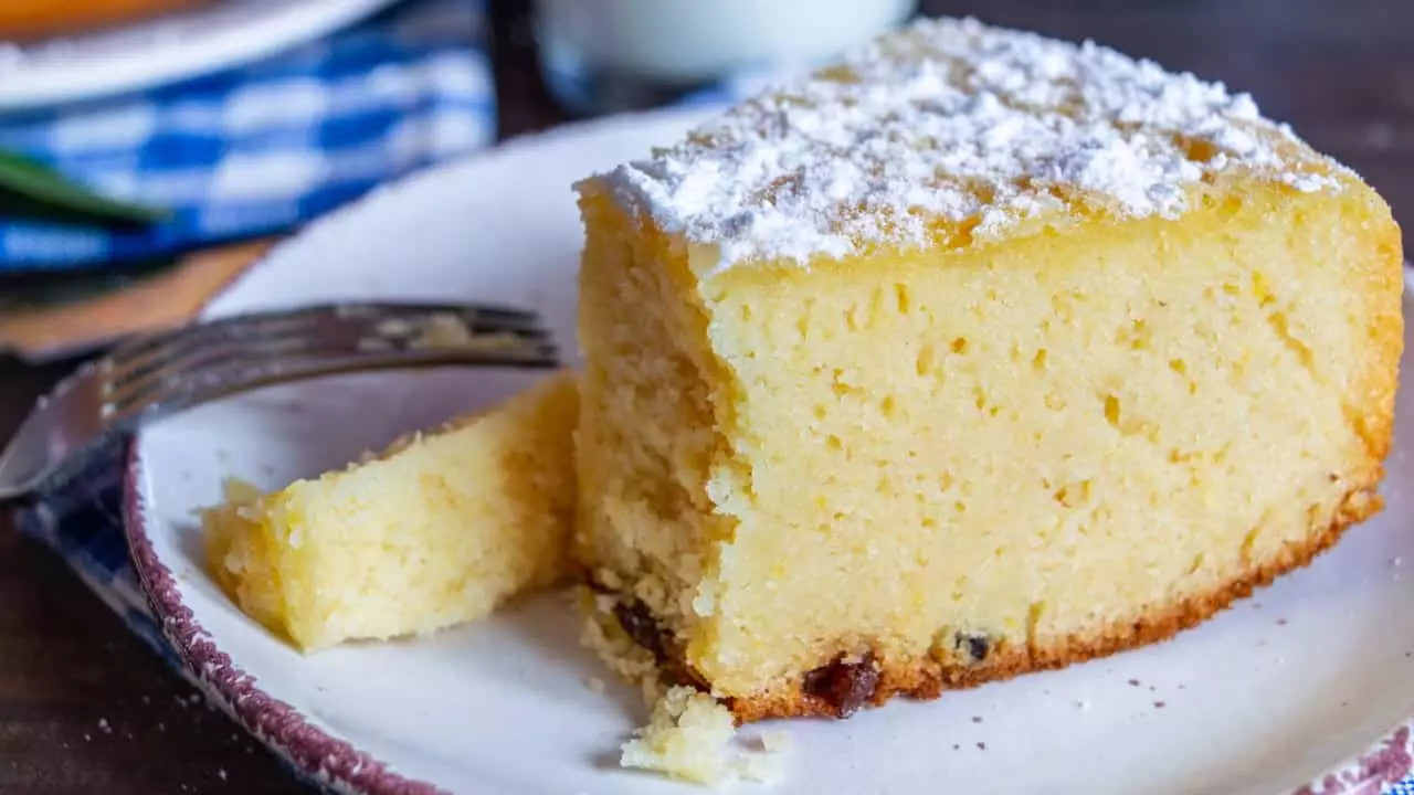 De amor di polenta cake, sêftens om op elk momint te biten