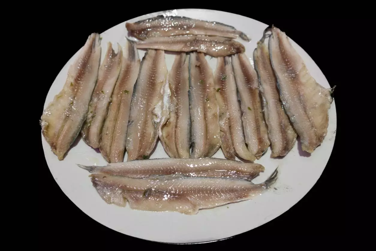 Anchovies misy sira, fomba fitehirizana tsotra 2234_3