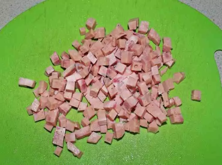 diced ham asak