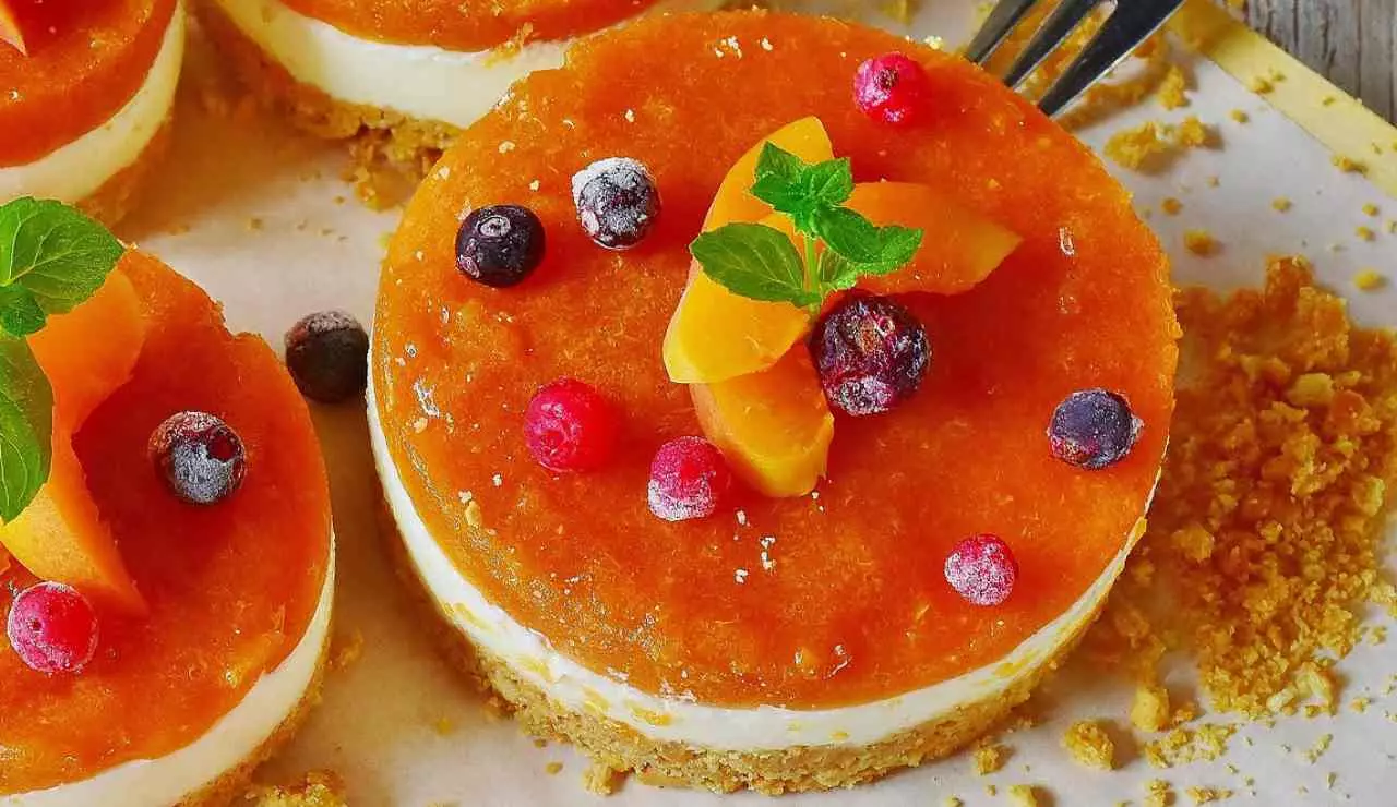 persimmon cheesecake recepttryck