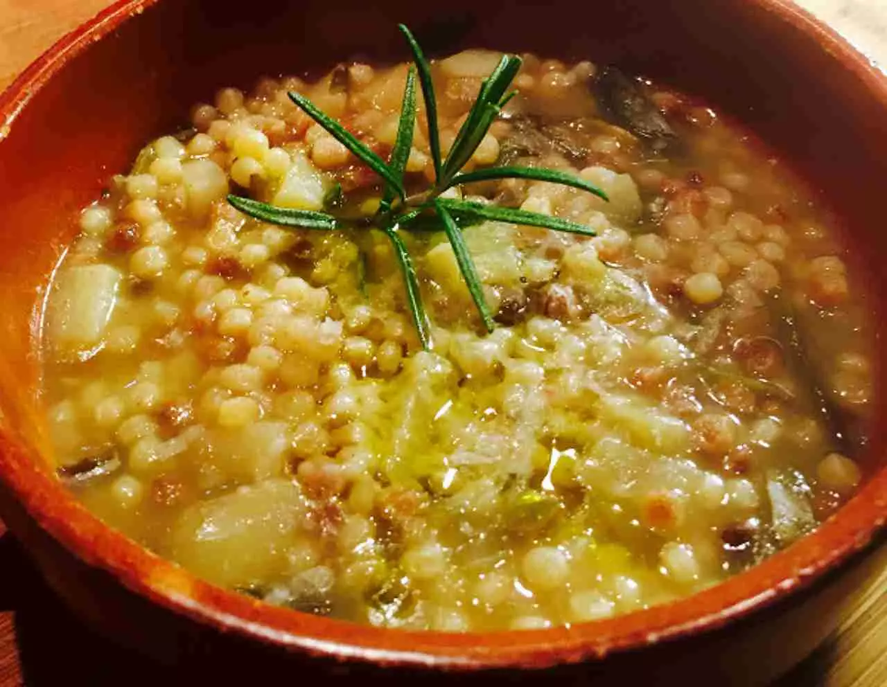 Σούπα Fregola Σαρδηνίας