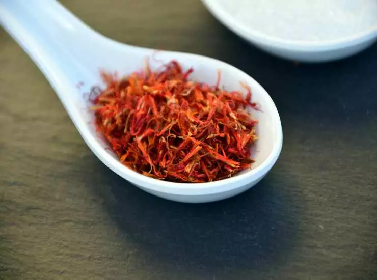 Rice flan with saffron and philadelphia PHOTO recipe print