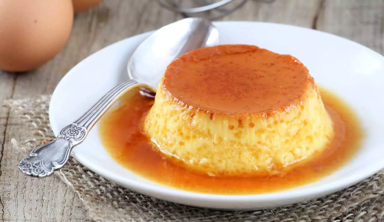 Impression de la recette de la crème caramel au micro-ondes