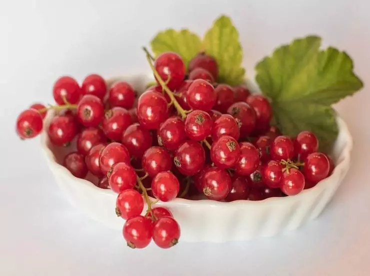 Pencuci mulut lembut dengan currant