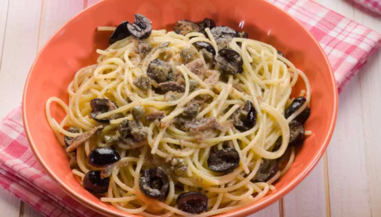 Spageti të varfër - printim i recetës