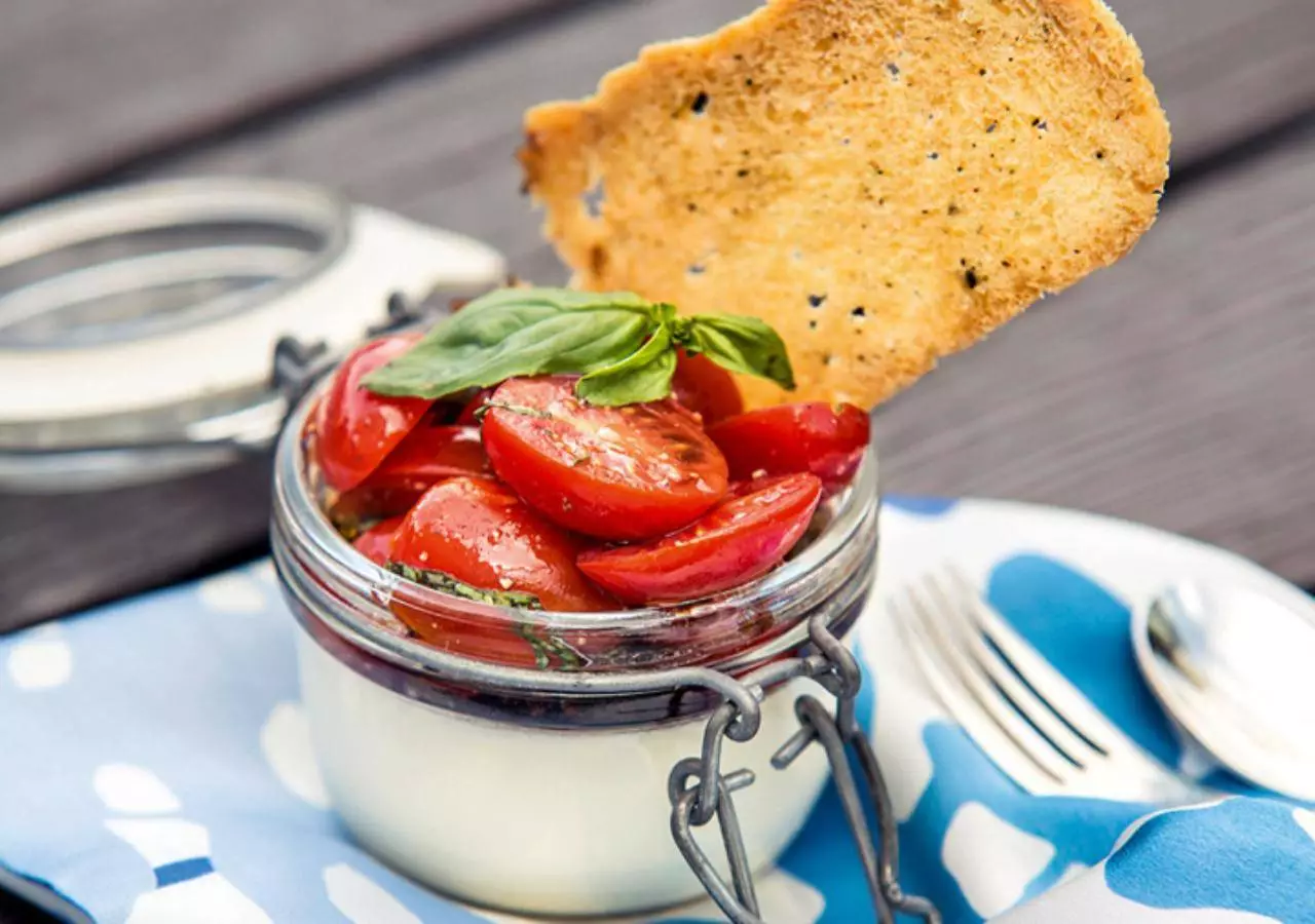 Panna cotta sarata cu parmezan imprimeu reteta FOTO