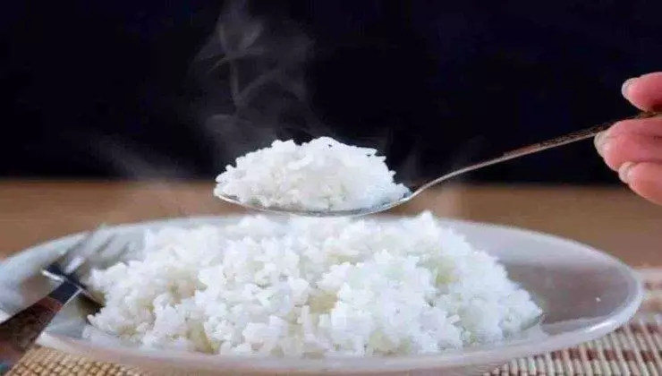 Рис з моцарелою білого кольору, спочатку простий і світлий 23399_2