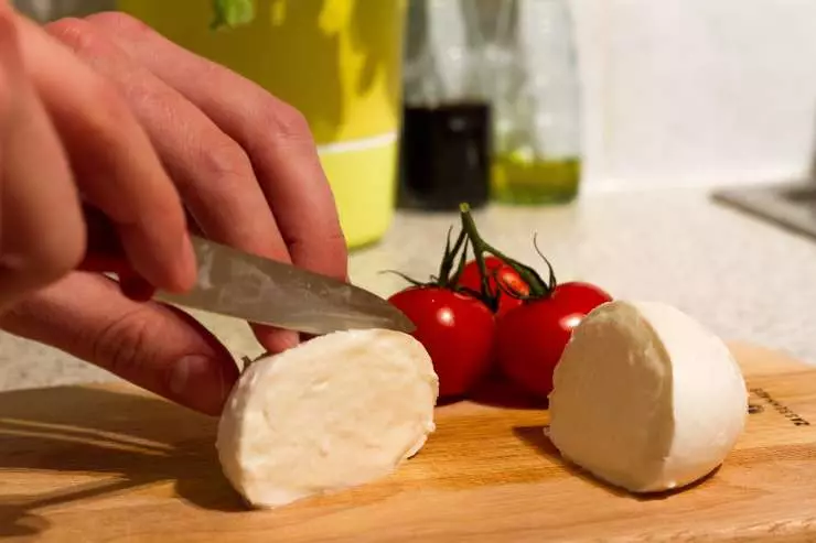 Bolas de mozzarella de Sorrento