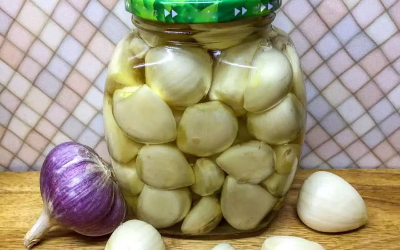 resepi bawang putih dalam minyak cetak resepi FOTO