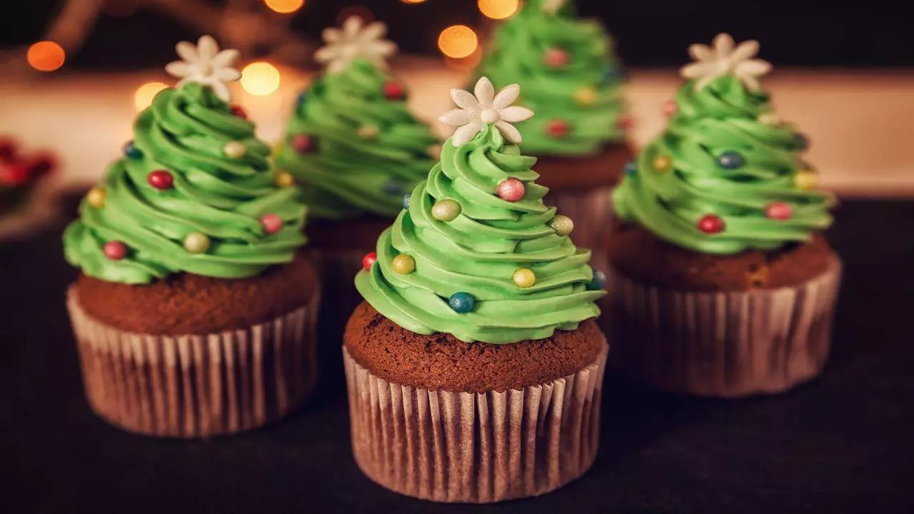 Kerst cupcakes