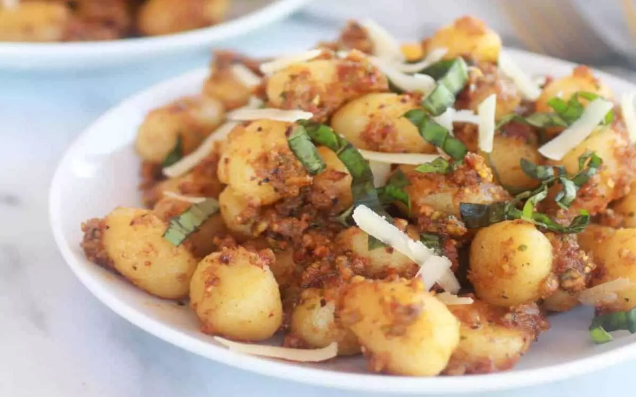 gnocchi nohut pesto fıstıklı tarifi FOTOĞRAF tarifibaskı