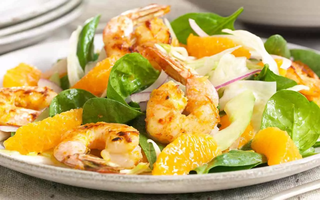orange shrimp salad recipe PHOTO recipe print