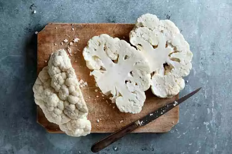 Spicy cauliflower marinated with herbs recipe print