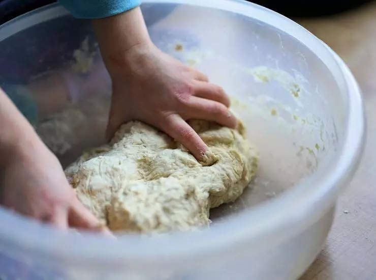 Shortcrust pastry na may harina ng mais - print ng recipe