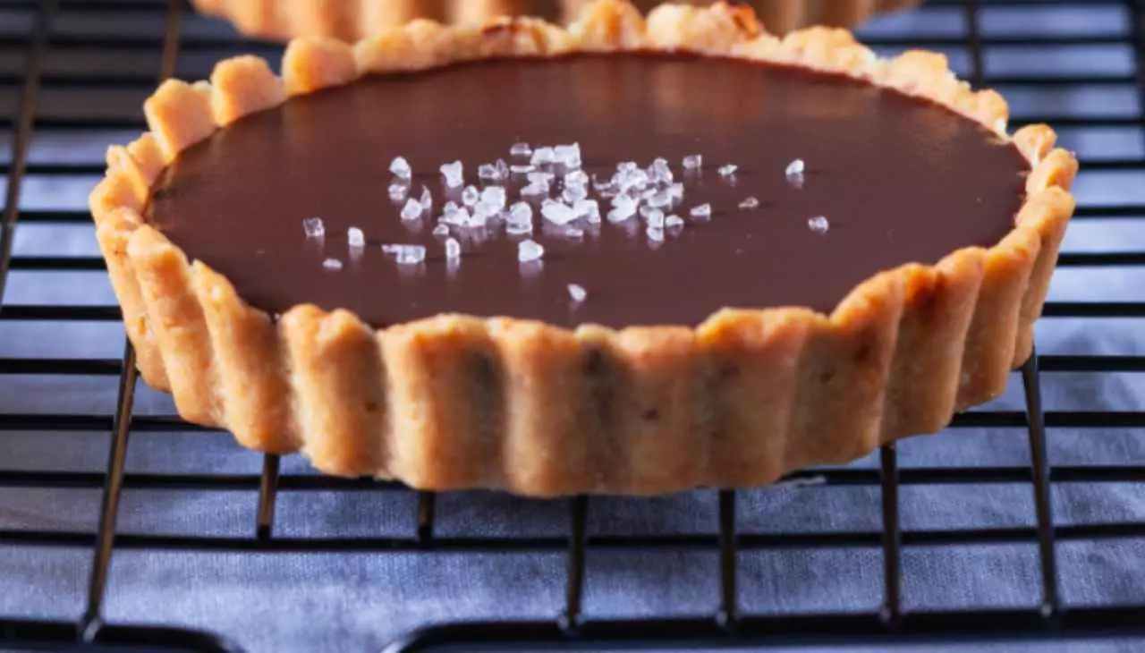 Cold espresso tart - khatiso ea recipe