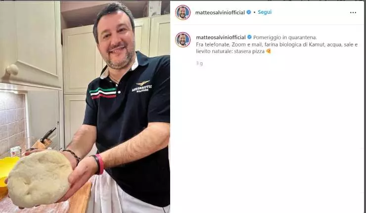 Matteo Salvini karantena - RecipeSprint