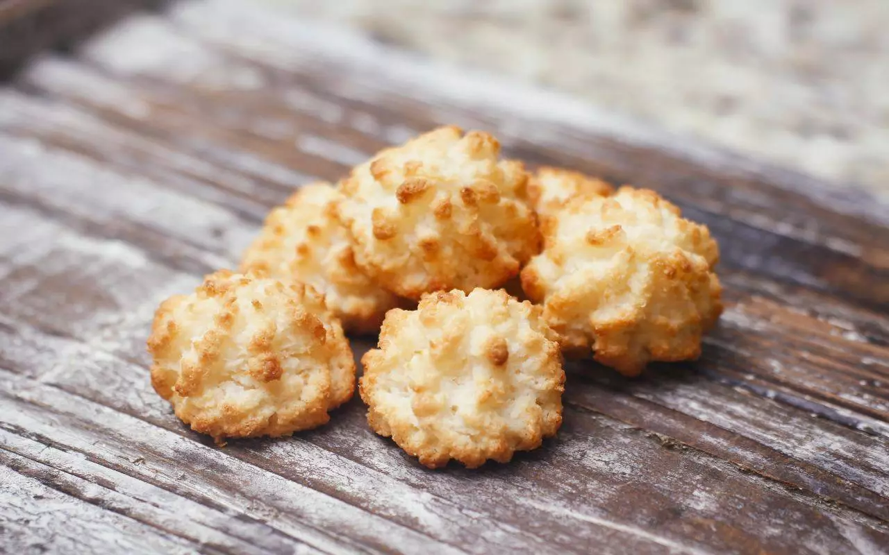 Recette de biscuits à la noix de coco et à la vanille PHOTO recette imprimer