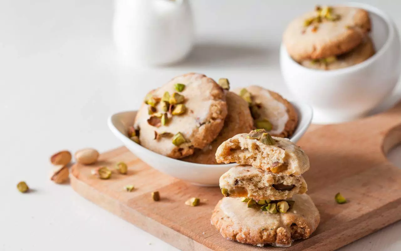 Impresión de receta de FOTO de galletas de pistacho