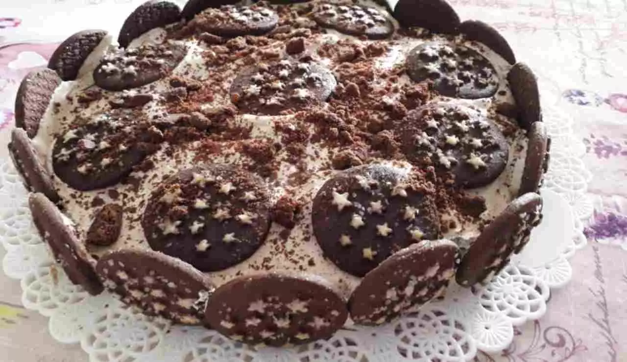 Philadelphia pan di stelle cake