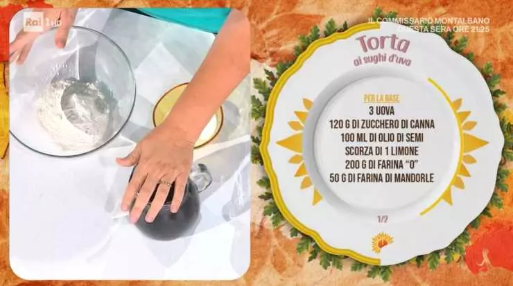 Mindig dél van | Natalia Cattelani receptje | Szőlőszószos torta 25544_2
