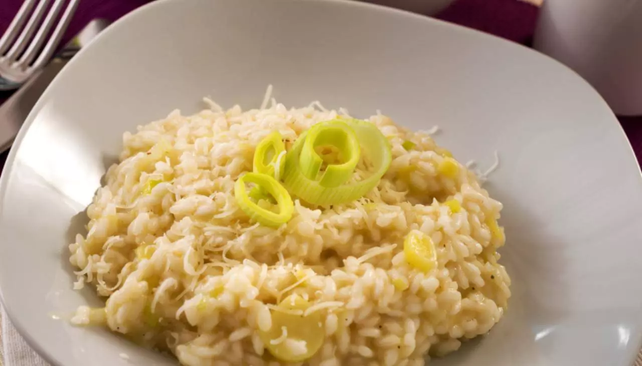 tuber cheese risotto