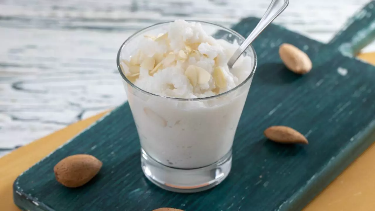 Almond granita