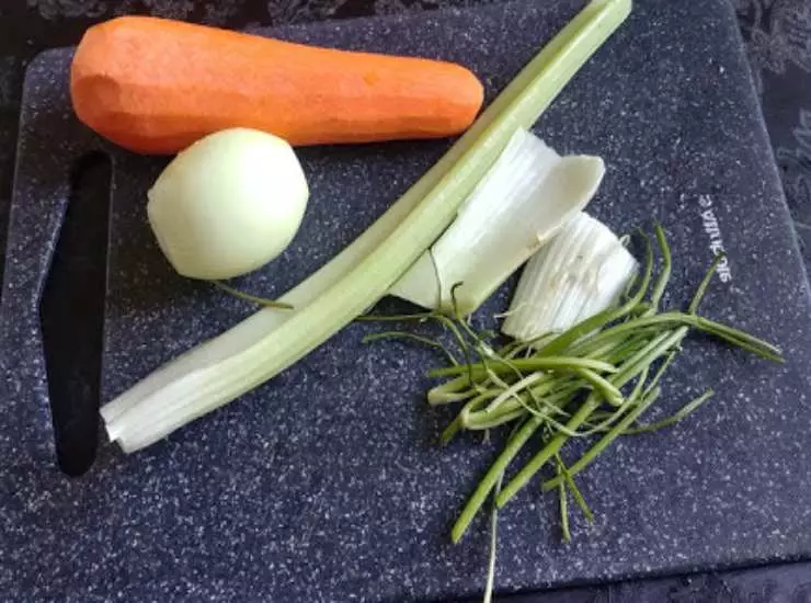wortel bleekselderij en ui