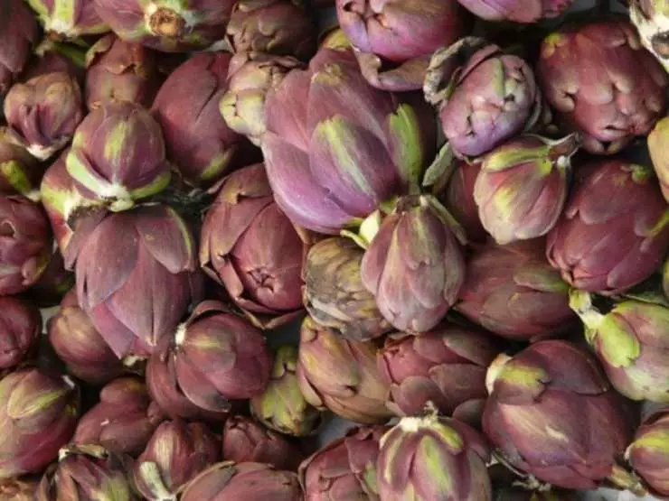 Clam and prawn soup with artichokes recipe print