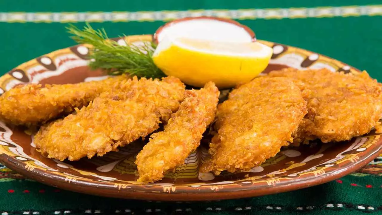 Baked fish cutlets