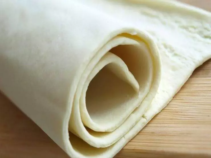 Слоеное тесто с крапинкой ФОТО рецепт распечатать