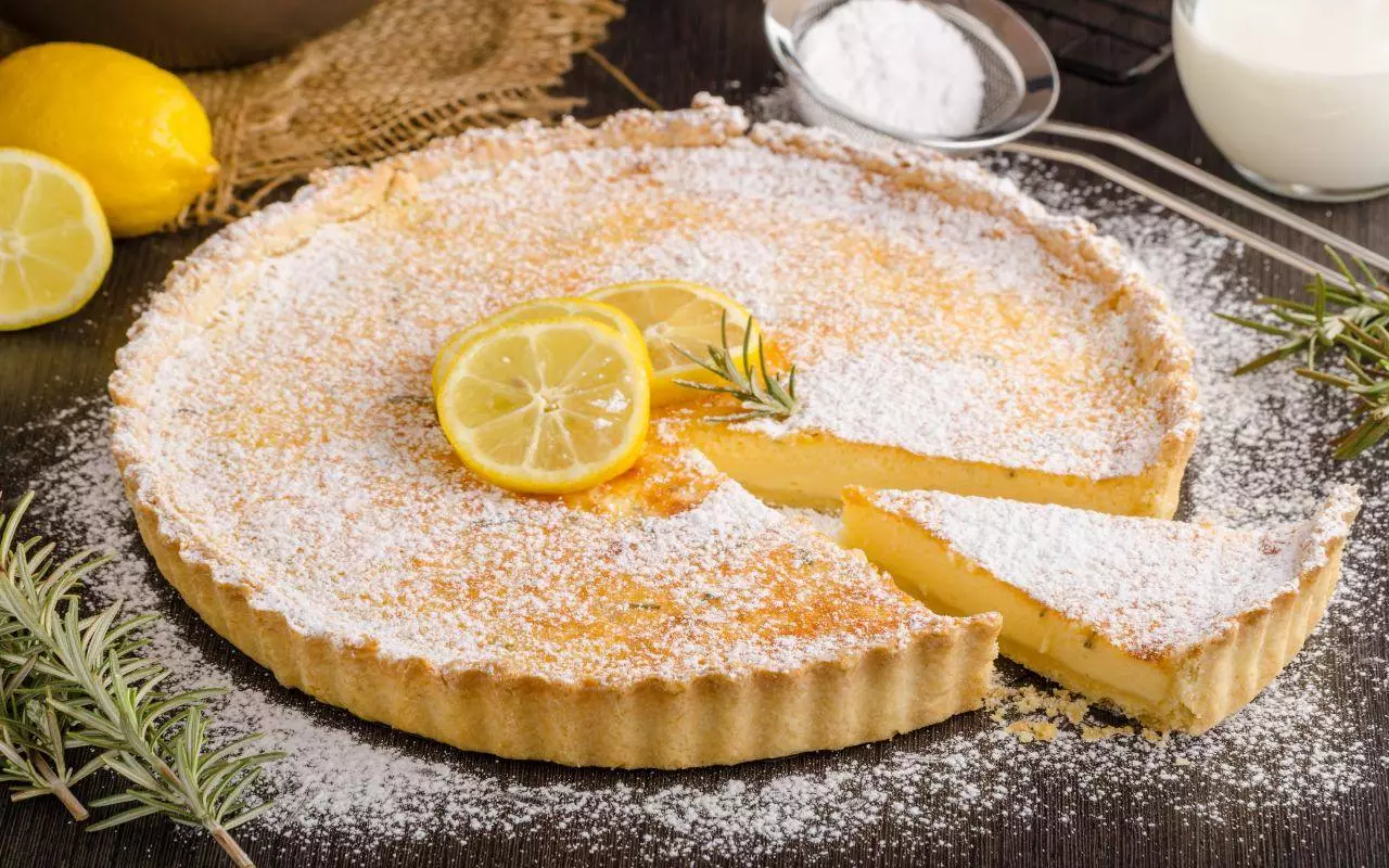 impresión de receta de FOTO de pastel de limón