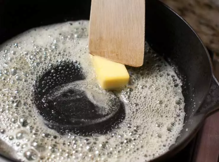 boter in een pan