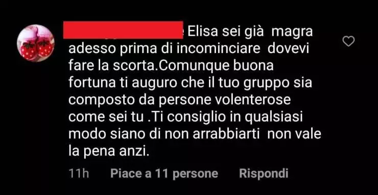 Elisa Isoardi 失誤 Isola-RicettaSprint