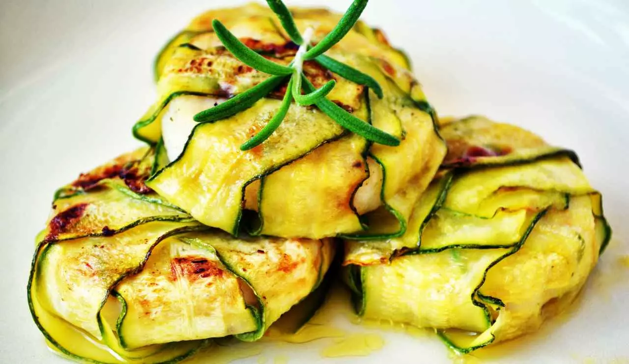 swordfish medallions with courgettes recipe print