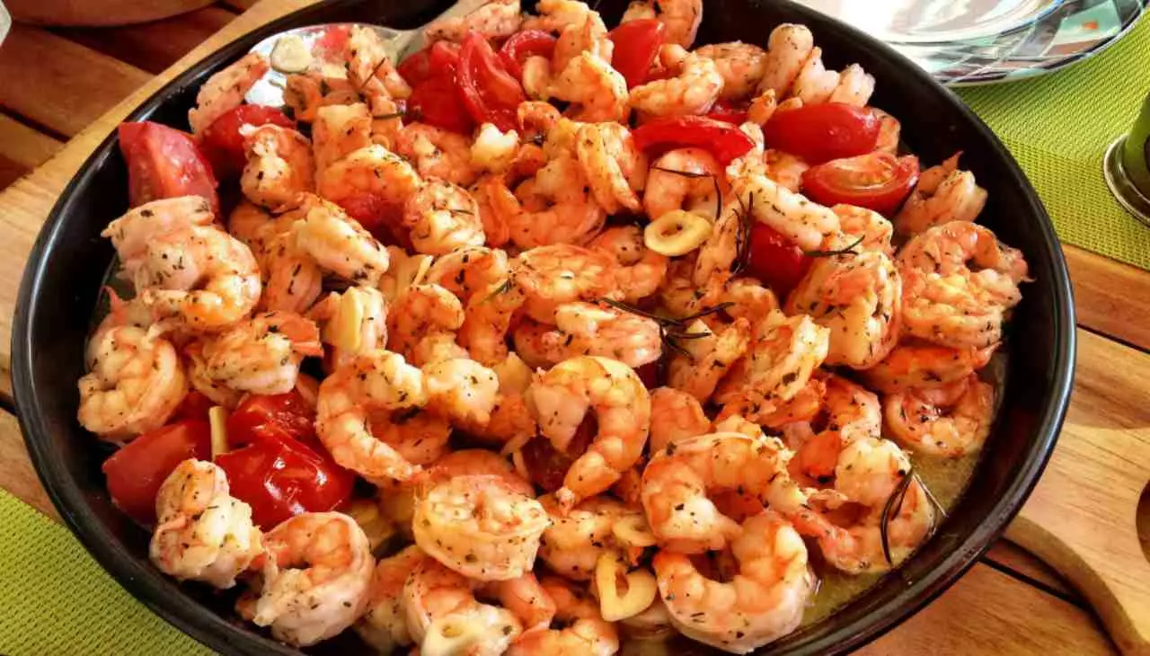 Recipe ea li-shrimp tse halikiloeng