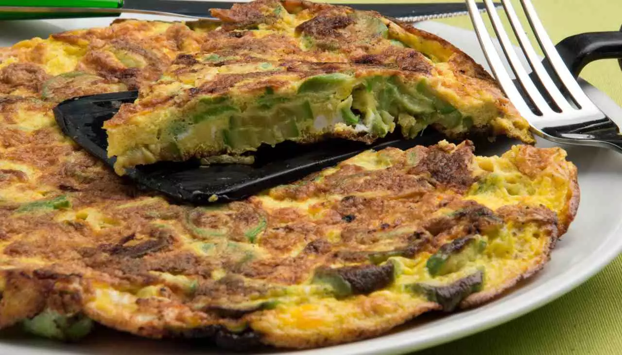 Omelette na mizizi na mboga