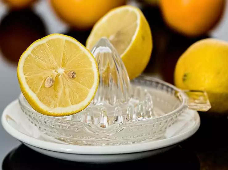 Lemon-geur salm en spek