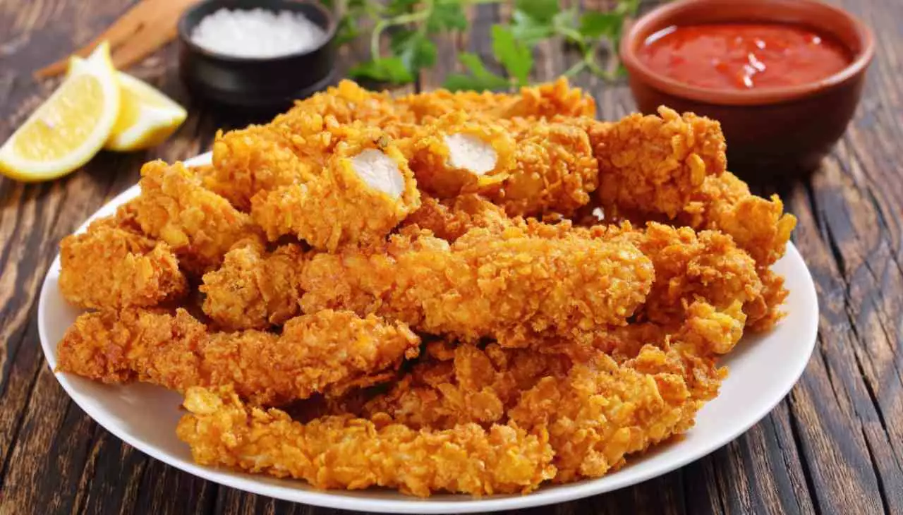 Chicken strips in potato crust recipe