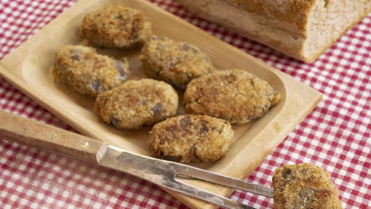 Croquettes d'aubergines farcies