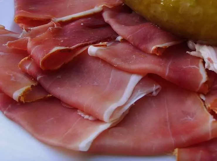 Bruschetta com filadélfia e presunto cru FOTO impressão da receita